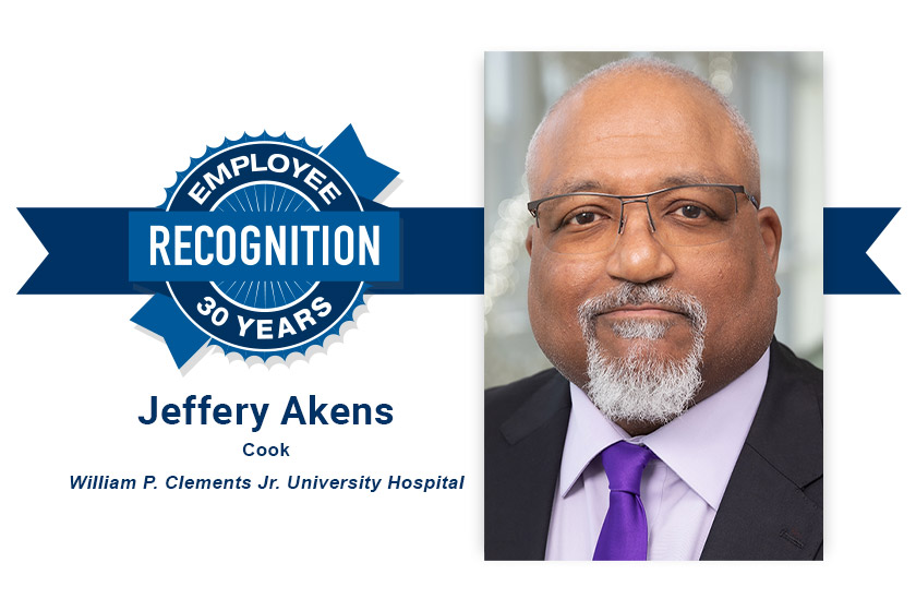 Jeffery Akens: 30 years - CT Plus - UT Southwestern