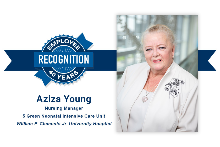 Aziza Young: 40 years - CT Plus - UT Southwestern