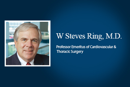 UTSW heart transplant pioneer Ring appointed Professor Emeritus: Center ...